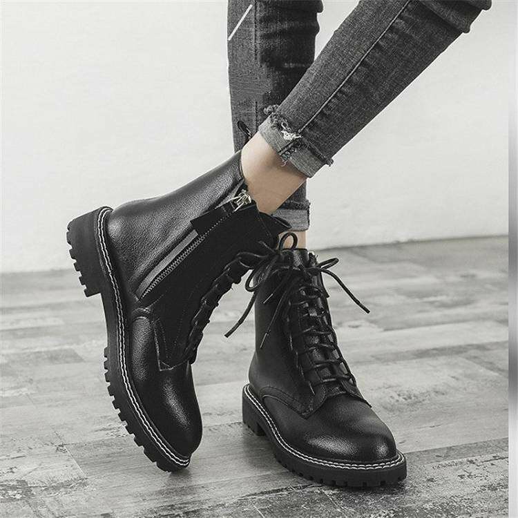 Branded Lace Up High Top Boots, Women's Fashion, Footwear, Boots on ...