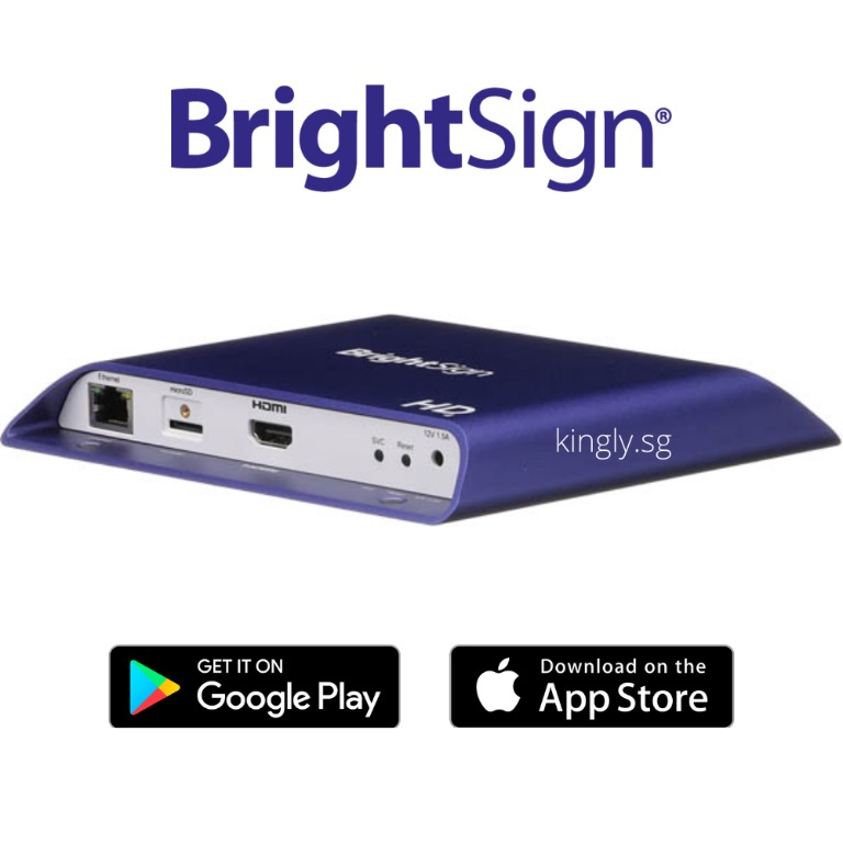BrightSign HD224 Digital Signage HTML5 Media Player, TV & Home ...