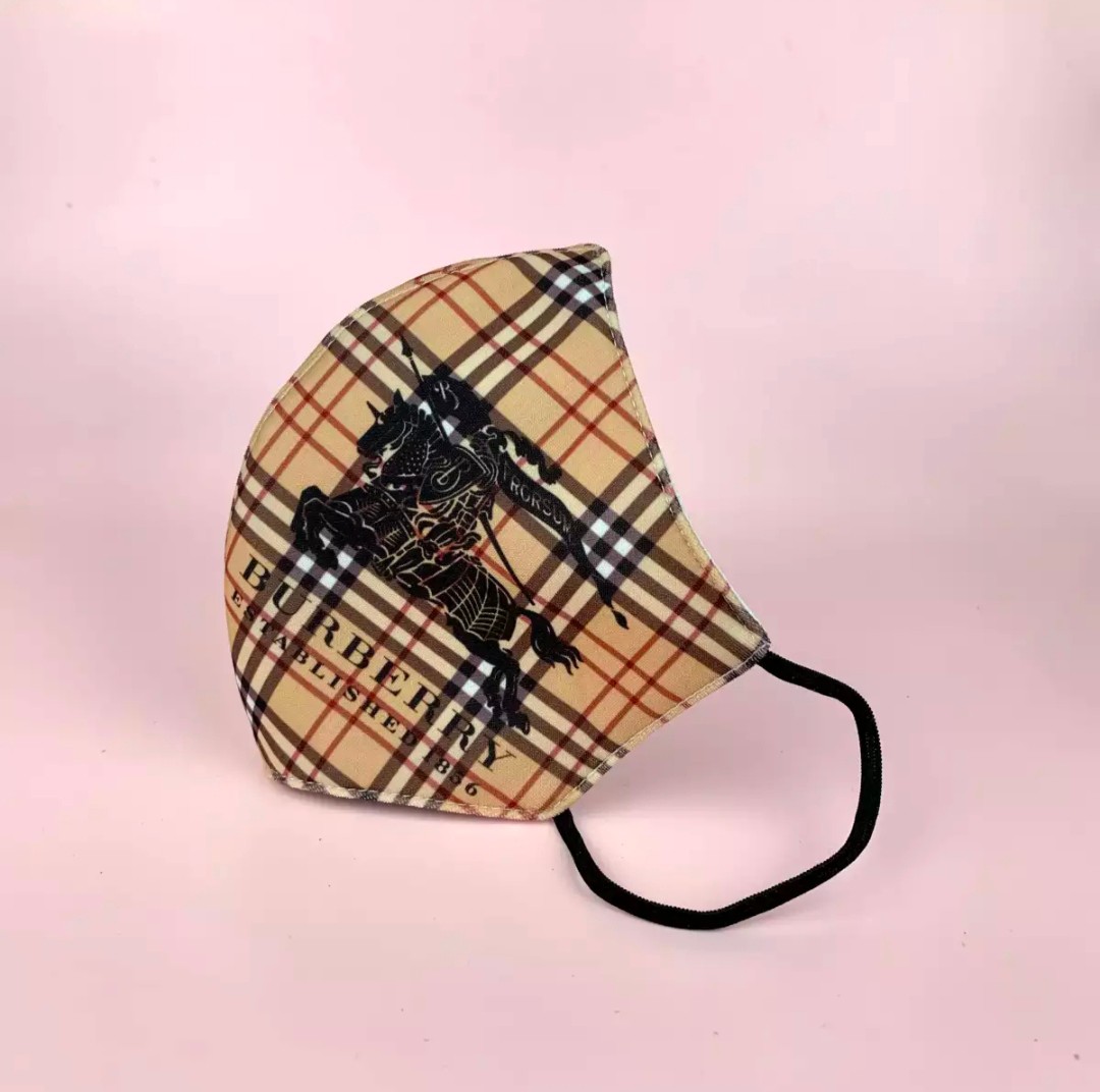 Burberry Classic New Logo Full sublimation washable facemask, Health ...