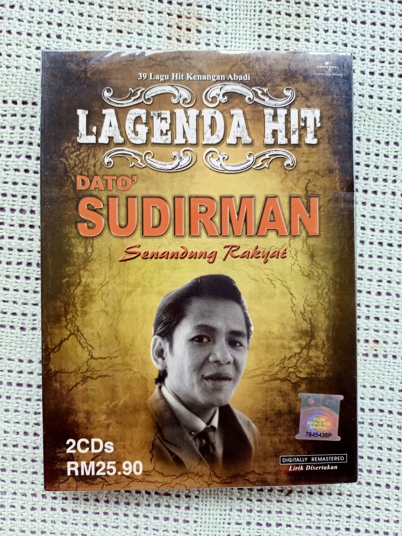 CD Dato' Sudirman : Senandung Rakyat, Hobbies & Toys, Music & Media ...