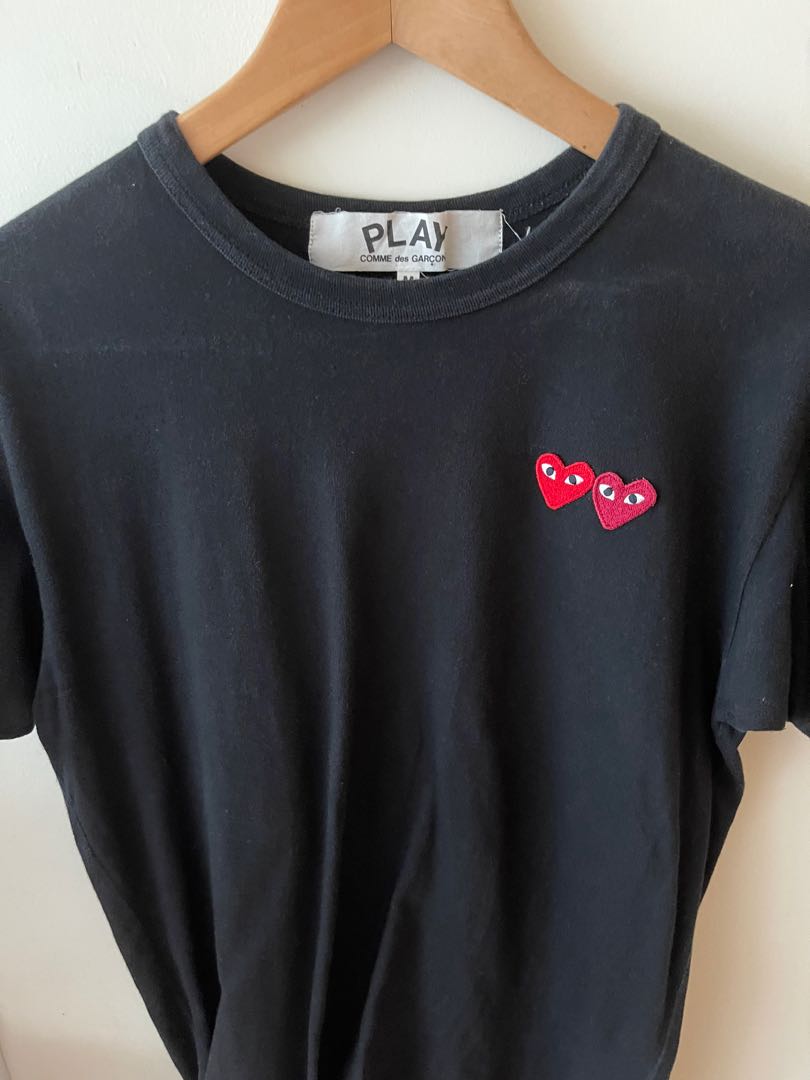 CDG Play Tee, Men's Fashion, Tops & Sets, Tshirts & Polo Shirts on ...