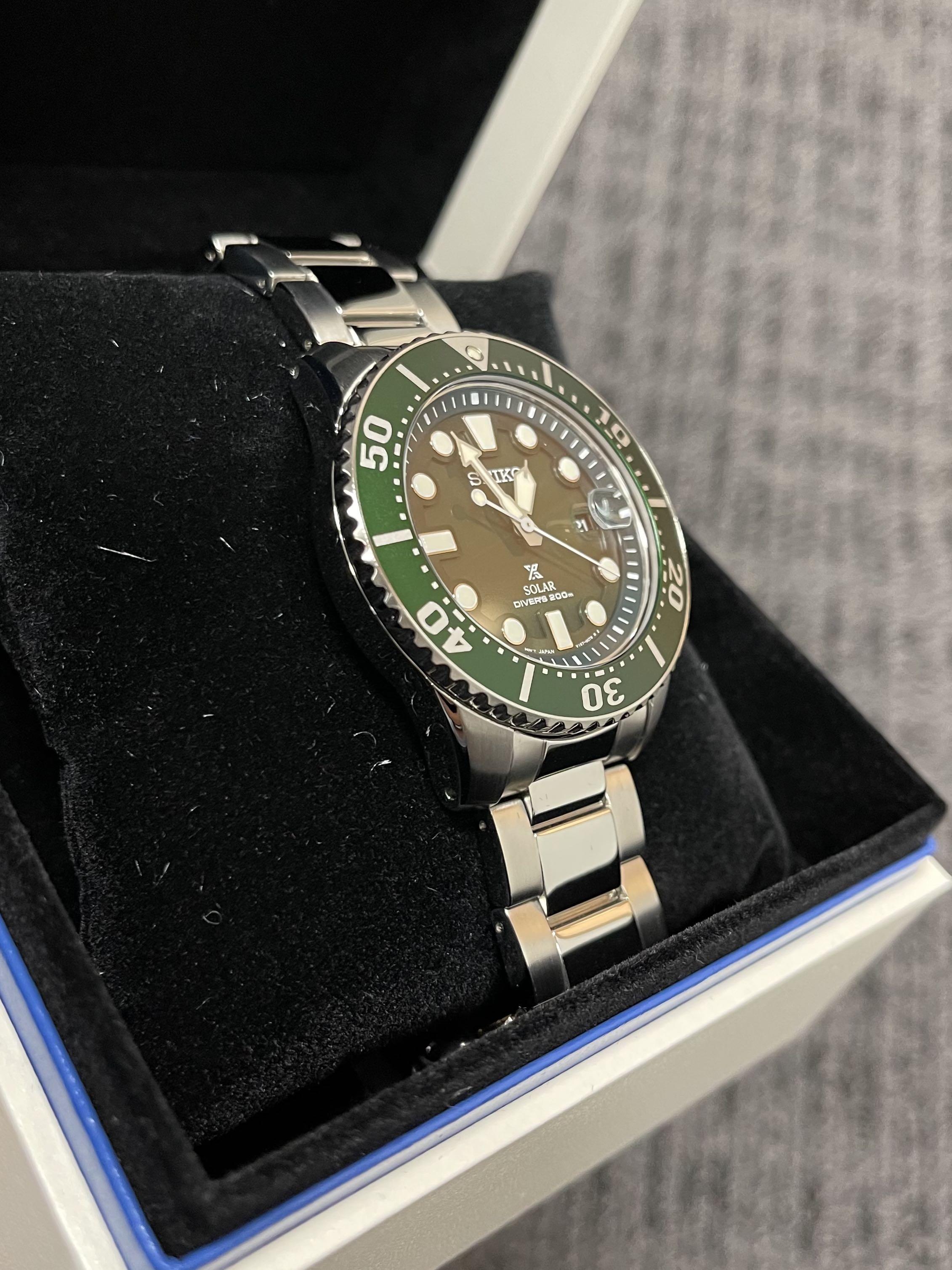 (SOLD)Seiko “SNE579P1” Hulk Prospex Solar Diver, Men's Fashion, Watches ...