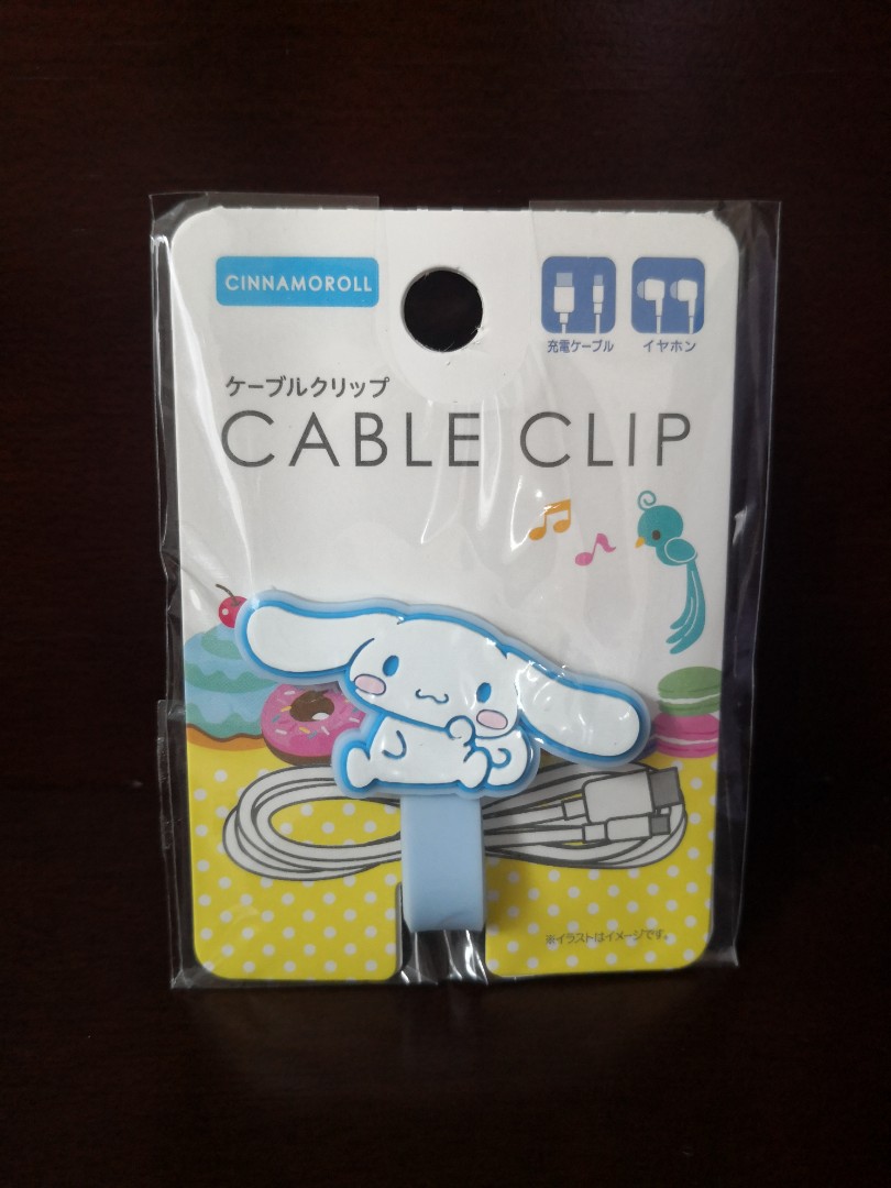 Cinnamoroll cute cable clip, Hobbies & Toys, Memorabilia & Collectibles ...