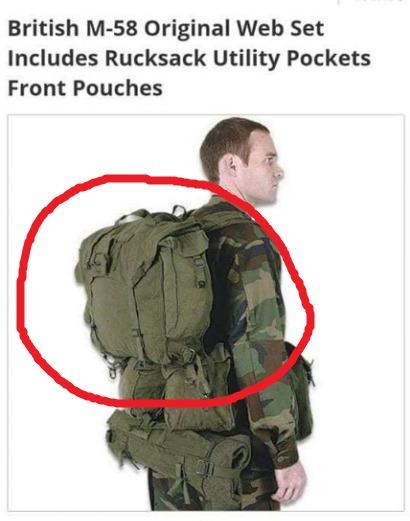 Deadstock Classic British Army Rucksack bag, Hobbies & Toys ...