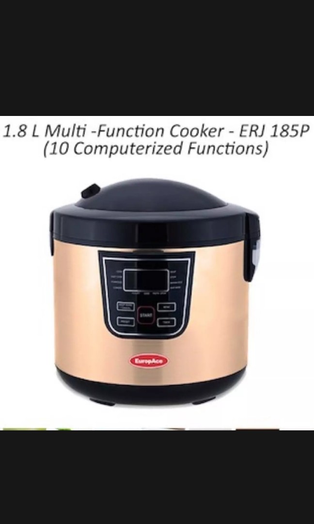 Europace multi-fuction rice cooker, TV & Home Appliances, Other Home ...