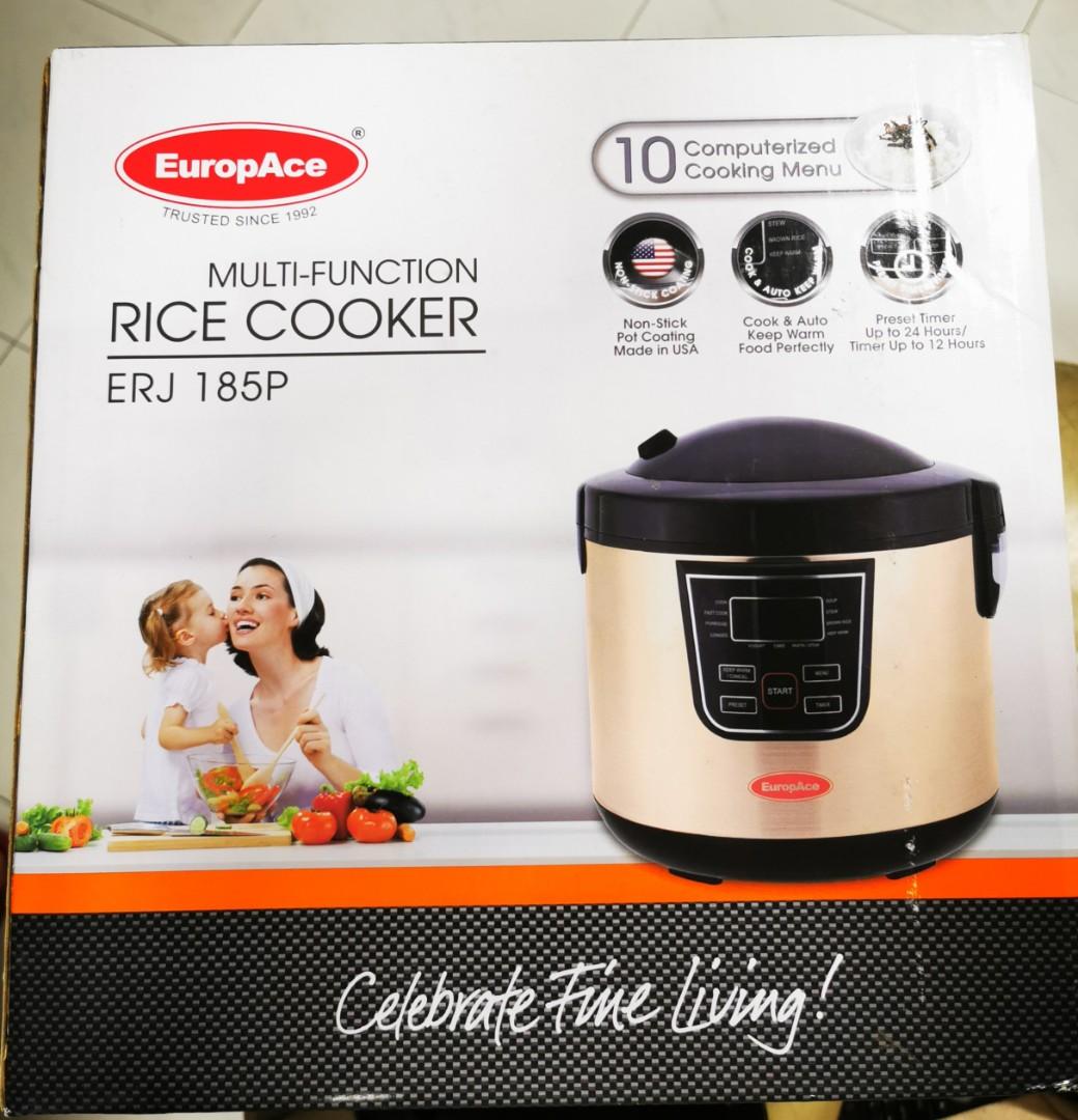 Europace multi-fuction rice cooker, TV & Home Appliances, Other Home ...