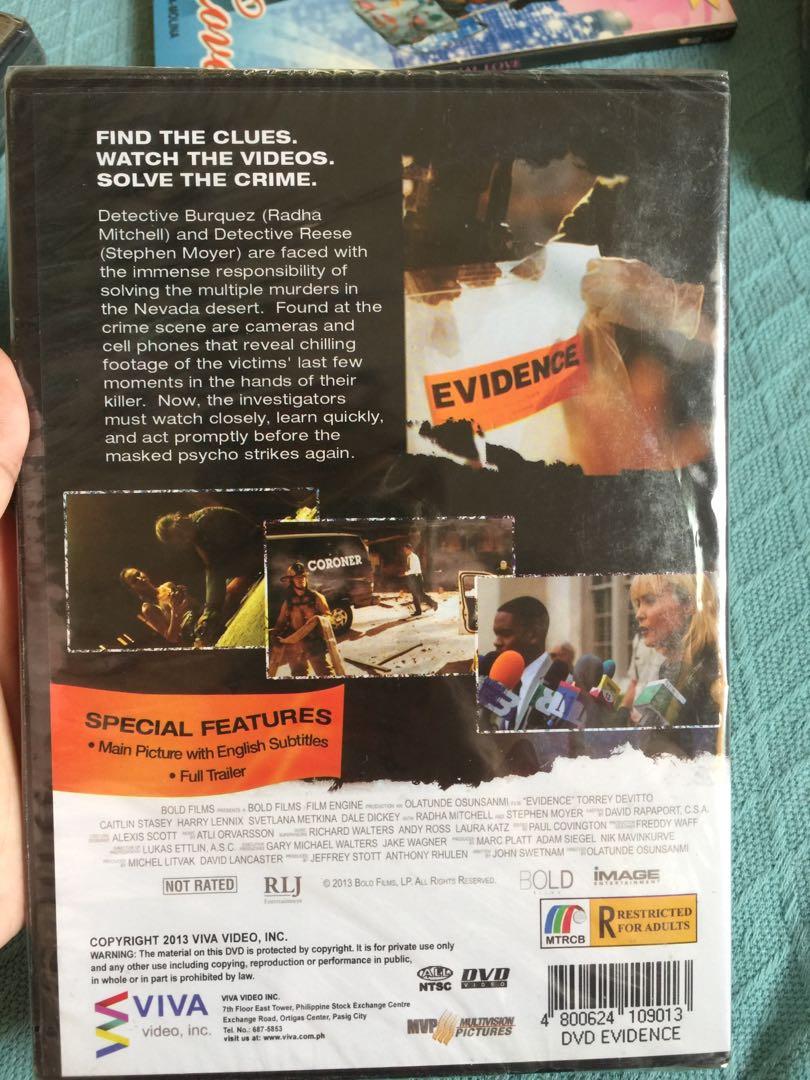 Evidence Original Dvd, Hobbies & Toys, Music & Media, CDs & DVDs on ...