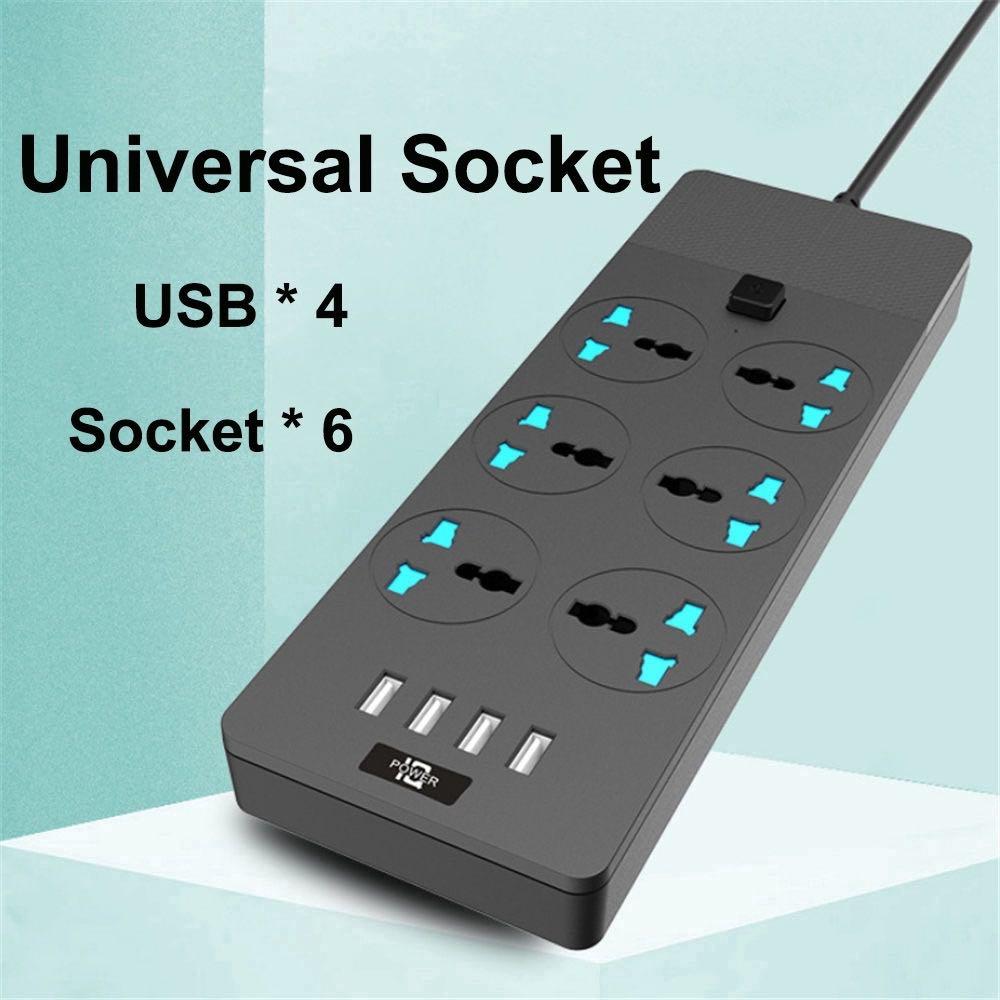 Extension Plug Original UK Plug 3000W Power Strip Universal Socket ...