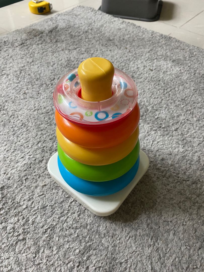 Fisher price stacking rings, Babies & Kids, Infant Playtime on Carousell
