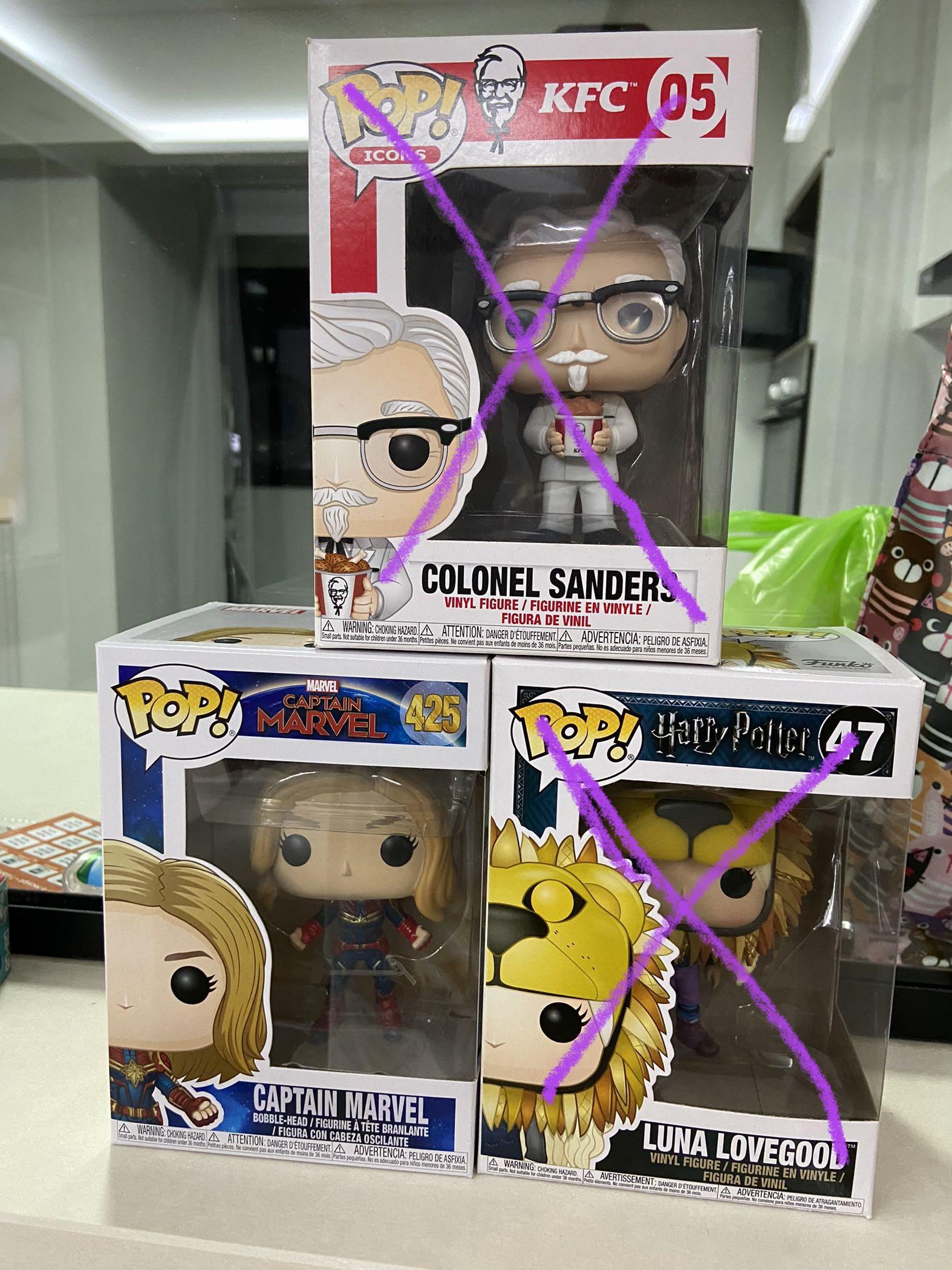 Funko Pop Clearance Marvel Captain America, Agent Venom, Zombie Thor ...