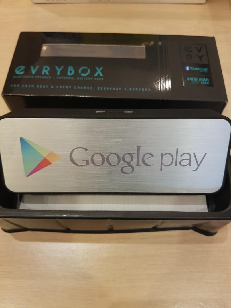 Google play Bluetooth speaker, Computers & Tech, Parts & Accessories, Other Accessories on Carousell