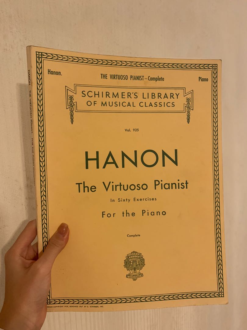HANON The Virtuoso Pianist in Sixty Exercises For the Piano, Schirmer’s Library, Vol. 925, 興趣及遊戲 ...