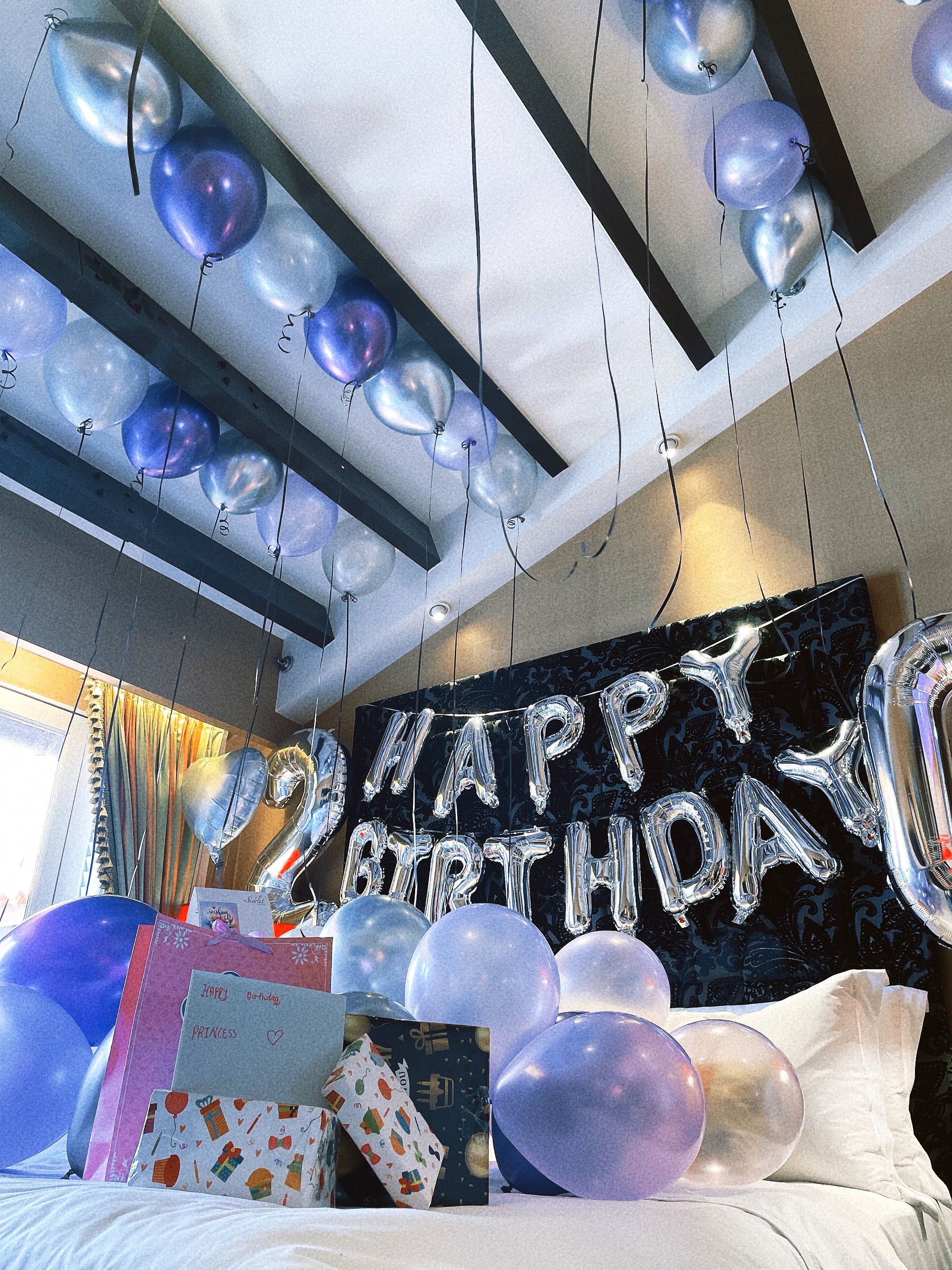 Helium Balloons, Balloon set up, proposal set up, Birthday balloons set ...