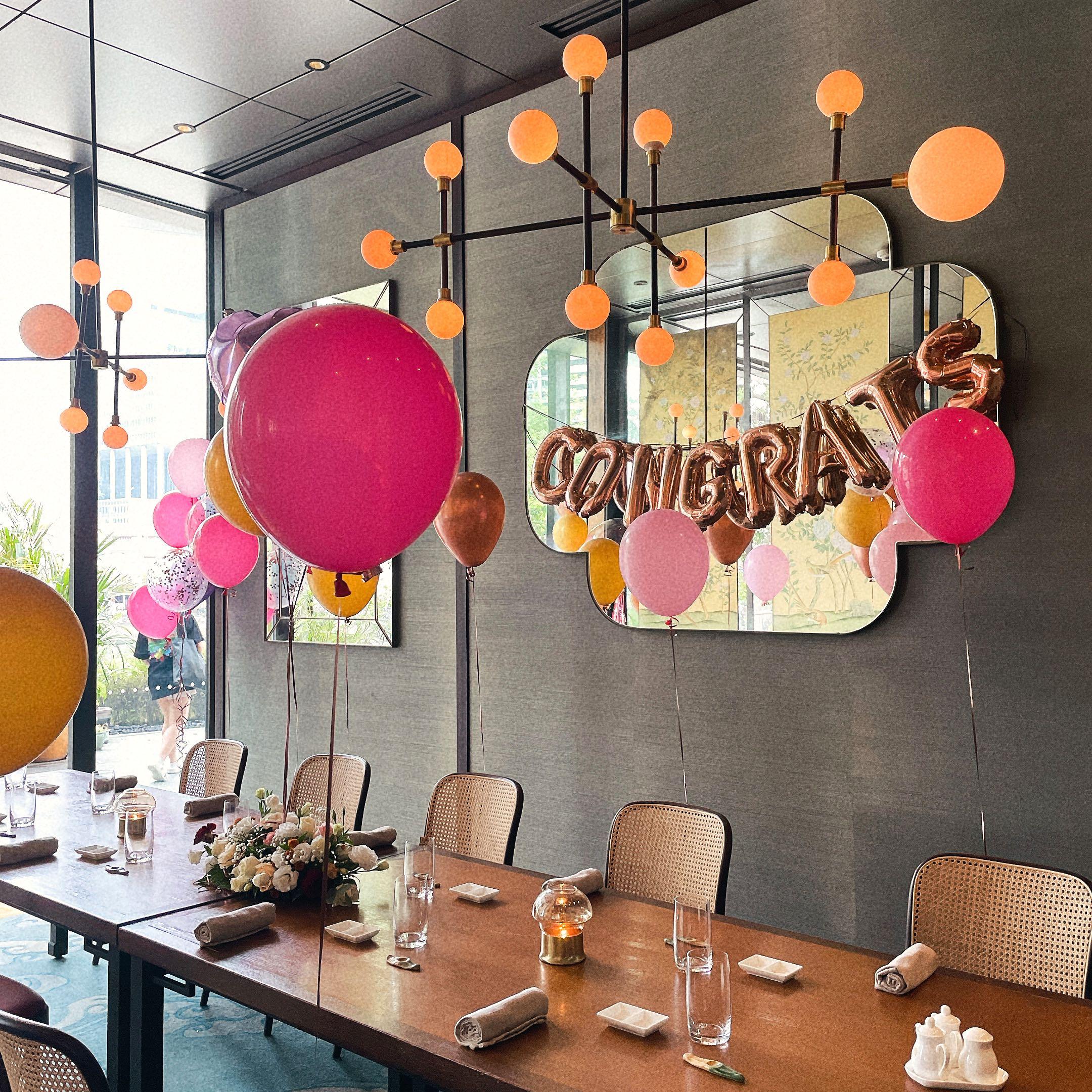 Helium Balloons, Balloon set up, proposal set up, Birthday balloons set ...