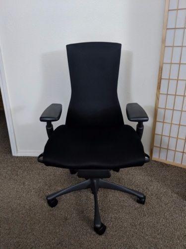 Herman Miller Embody Black (Sync Fabric) / Logitech Embody, Furniture ...