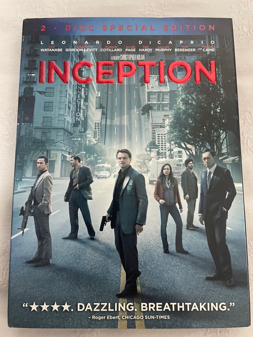 Inception DVD Movie, Hobbies & Toys, Music & Media, CDs & DVDs on Carousell