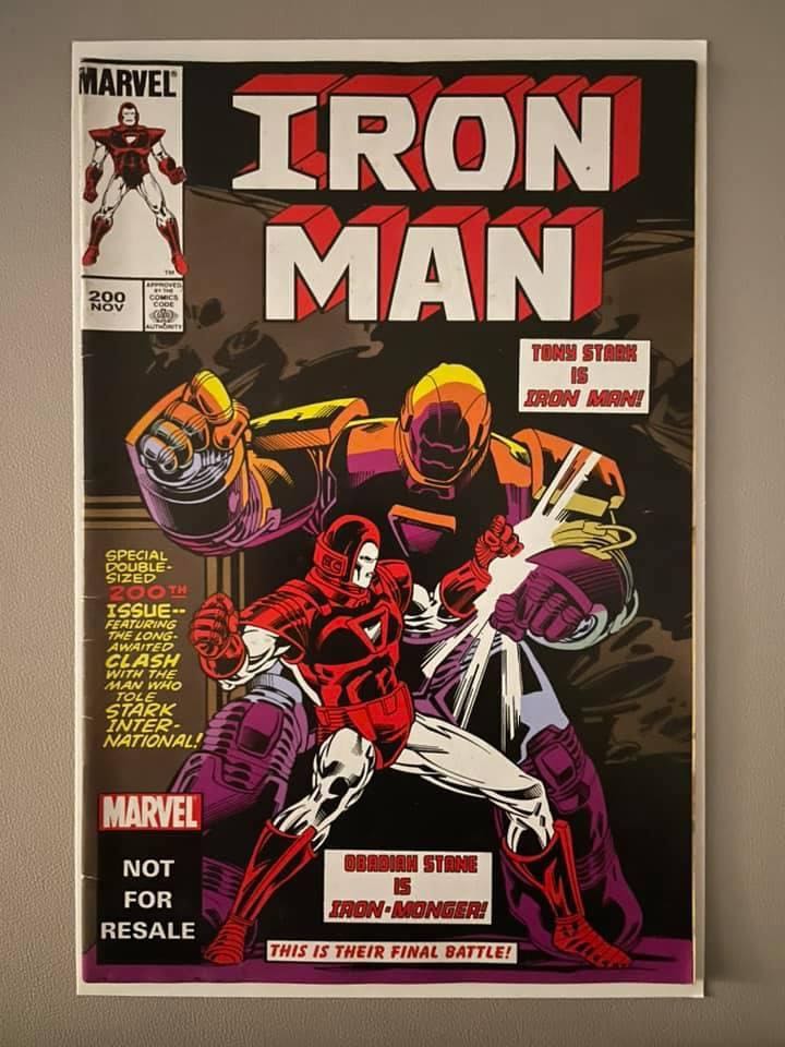 Iron Man Comics #200 Marvel Legends Variant, Hobbies & Toys, Books ...