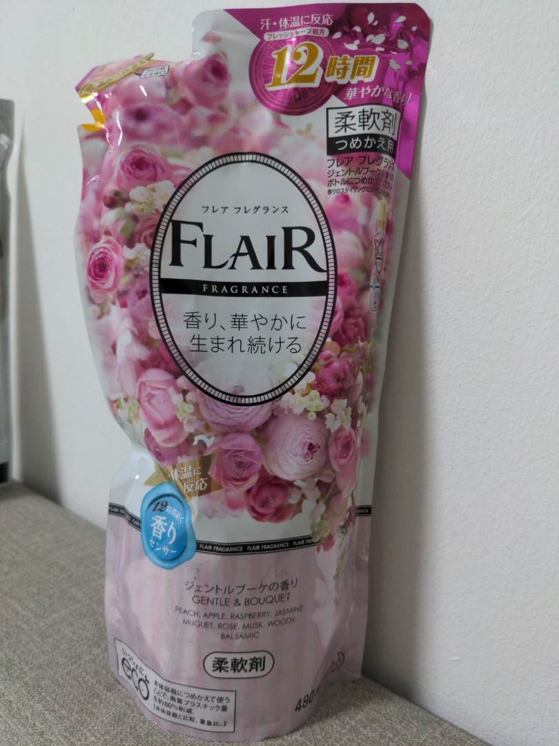 Kao Flair fragrance softener 480ml, Beauty & Personal Care, Fragrance ...