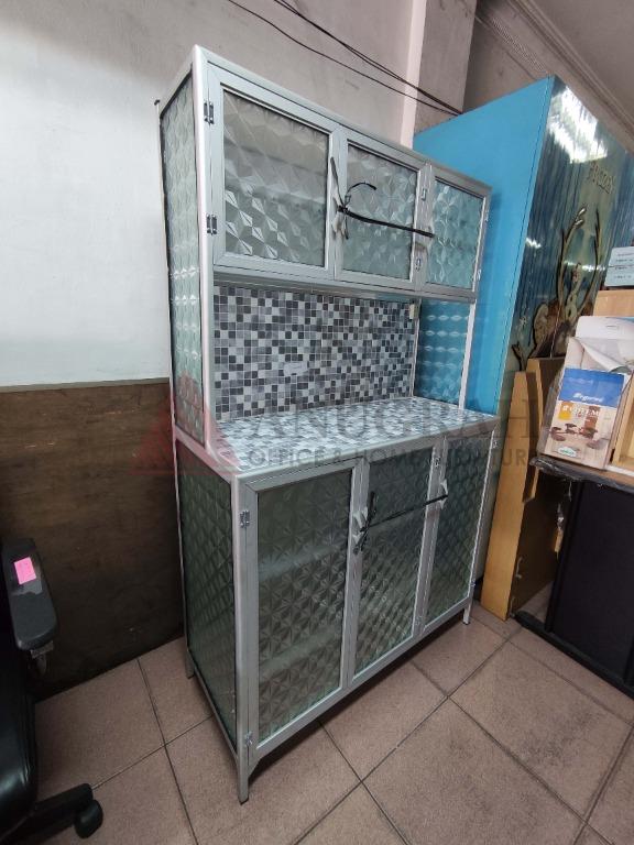 Lemari Rak Piring Dapur Full Aluminium 2 Pintu Model keramik, Perabotan ...