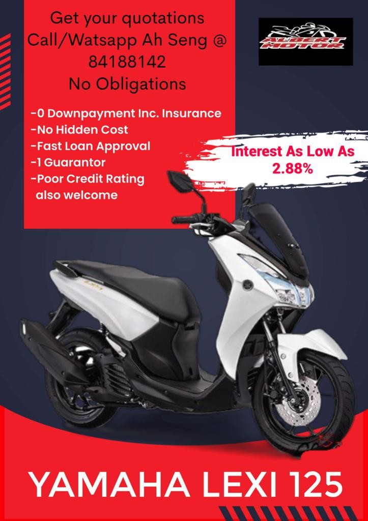 Lexi yamaha 125, Motorcycles, Motorcycles for Sale, Class 2B on Carousell