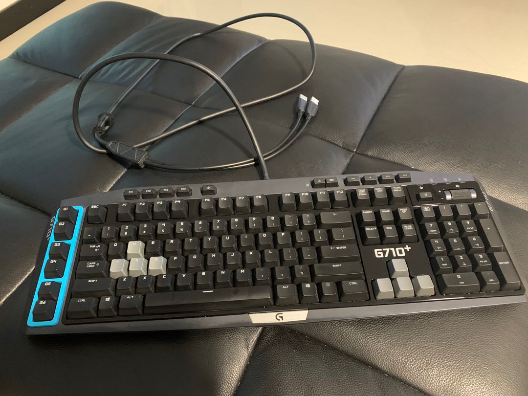 Logitech G710+ mechanical keyboard Blue switch, Computers & Tech, Parts ...