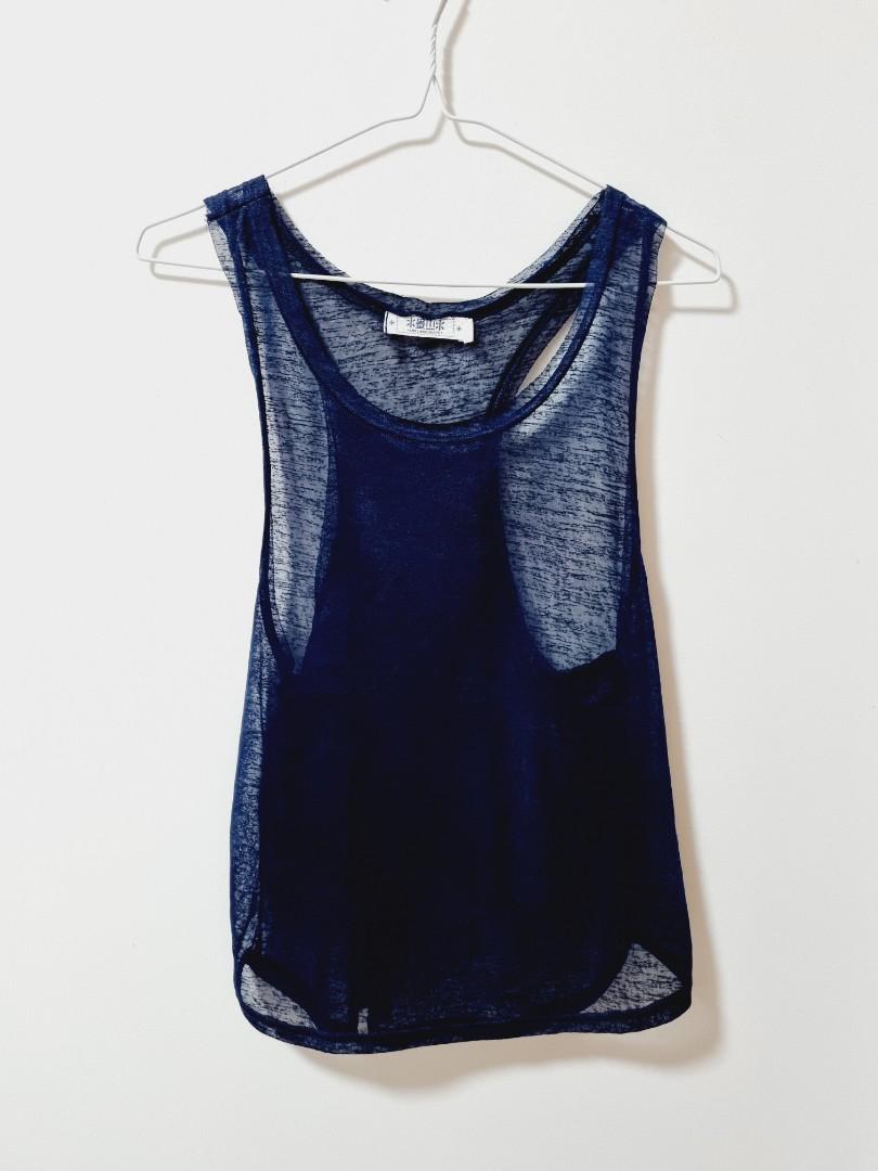 Loose Translucent Top, Women's Fashion, Tops, Other Tops on Carousell