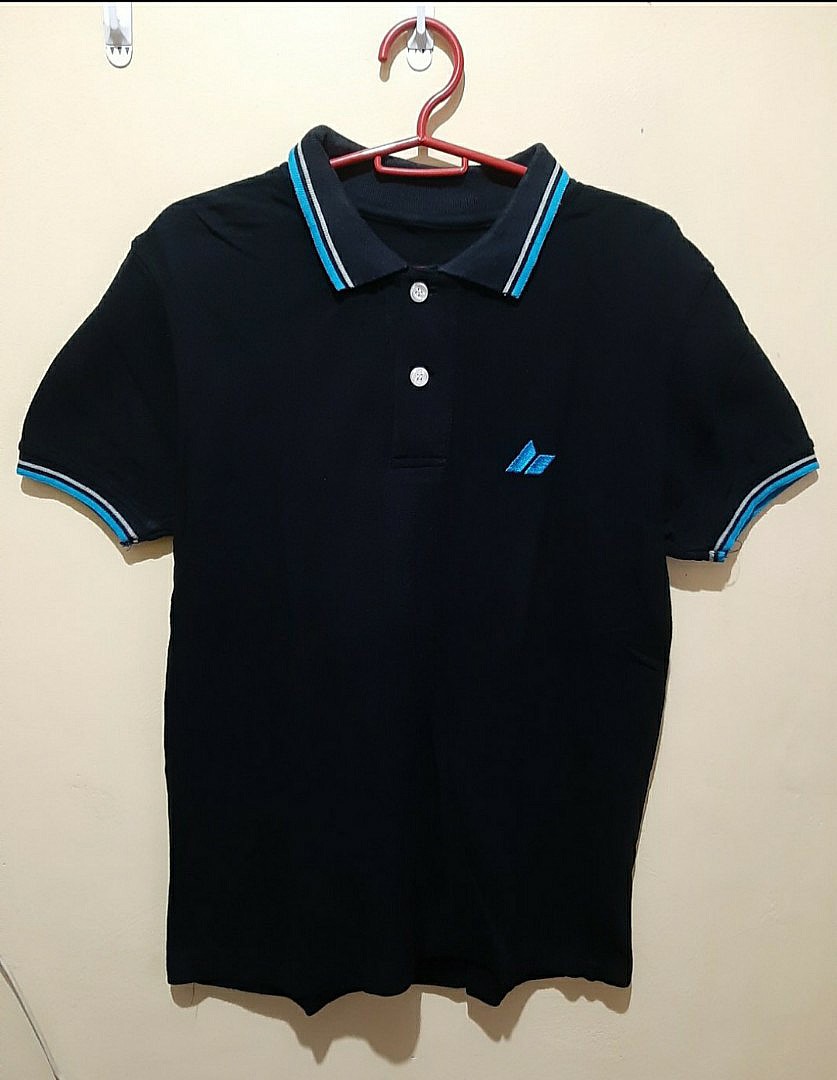 Macbeth Blue Stripped Black Polo shirt, Men's Fashion, Tops & Sets ...