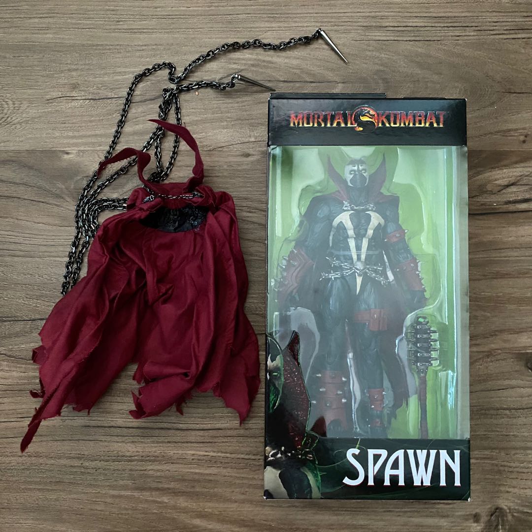 McFarlane MK Spawn (Mace) with custom wired cape and chains, Hobbies ...