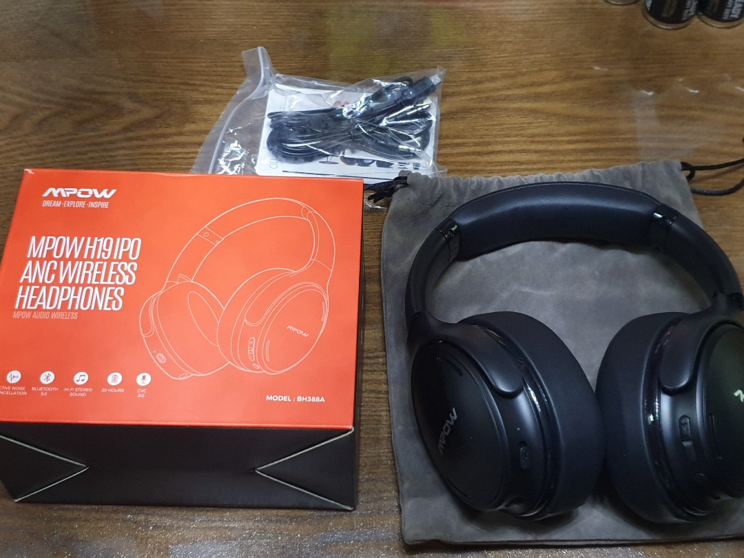 MPOW, H19, ANC, Wireless Headphones, mpow, anc headphones, wireless ...