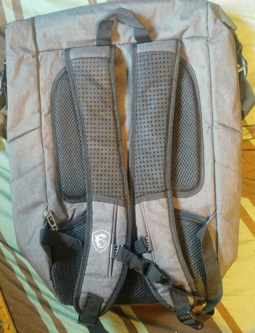 MSI Air Gaming Laptop Slim Backpack, Men's Fashion, Bags, Backpacks on ...