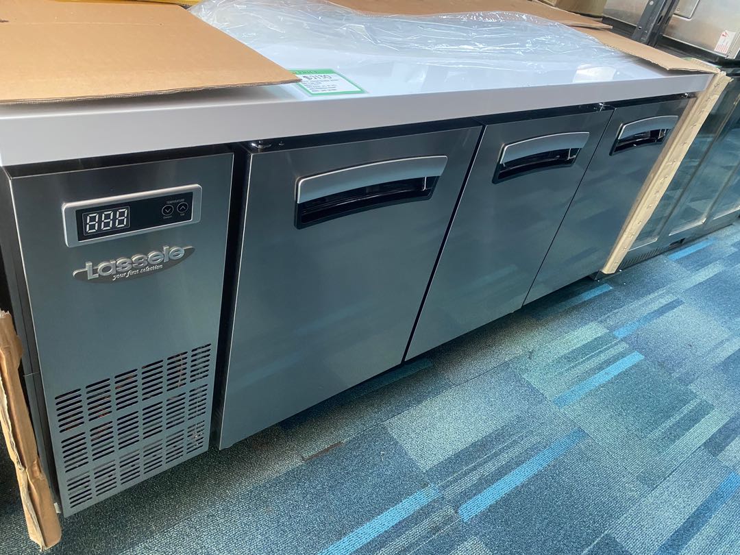 New Lassele 3 Doors Counter Chiller/Fridge/Refrigerator, TV & Home ...