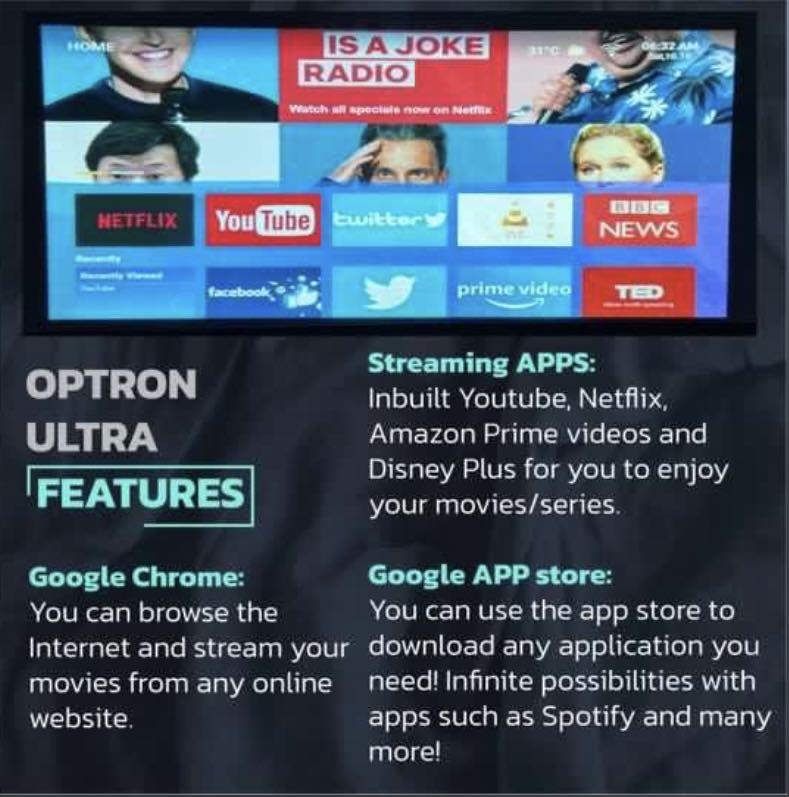 Optron Ultra Projector 4K HD (Retail $399), TV & Home Appliances, TV ...