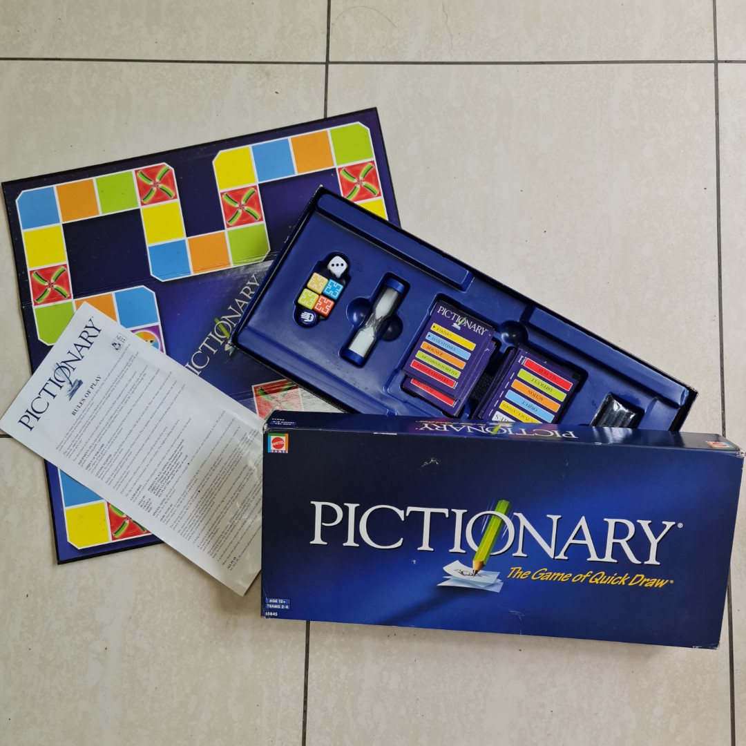 Pictionary board game, Hobbies & Toys, Toys & Games on Carousell