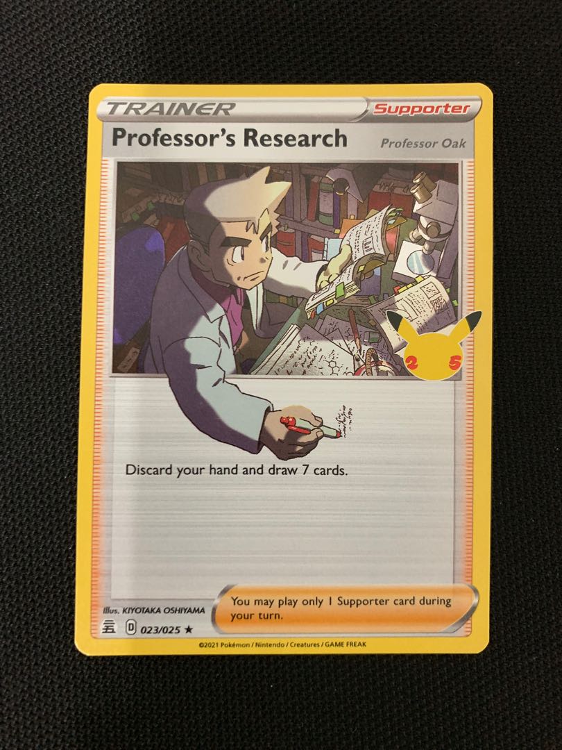 Pokemon TCG Celebrations : Professor’s Research. 25th Anniversary Set ...