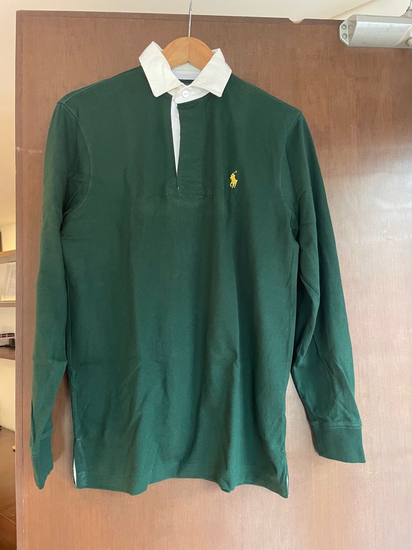 POLO Ralph Lauren Rugby Shirt (Green) Size S $60, Men's Fashion, Tops & Sets, Tshirts & Polo ...