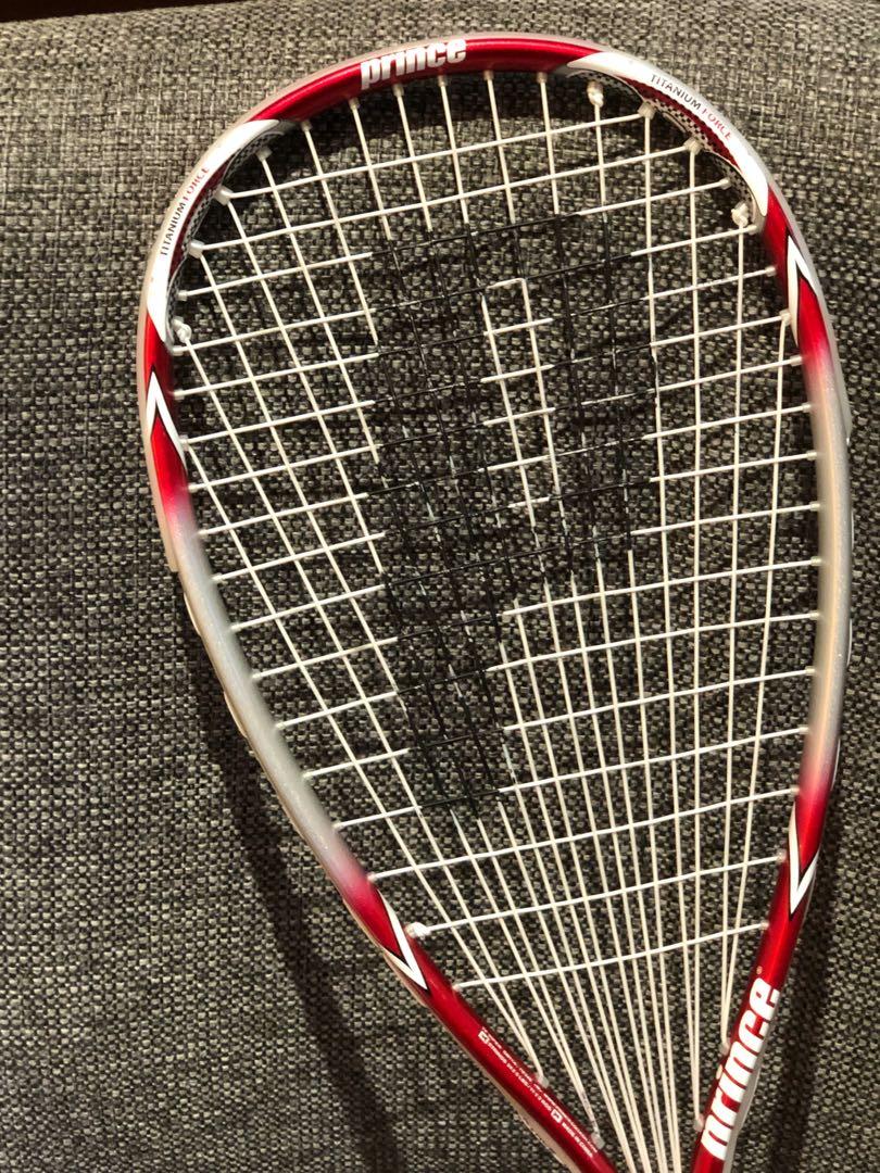 Prince Squash Racket NEW Grip Titanium TF Viper, Sports Equipment ...