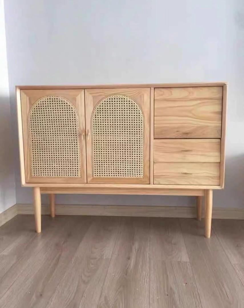 Rattan Arch Sideboard, Furniture & Home Living, Furniture, Shelves ...
