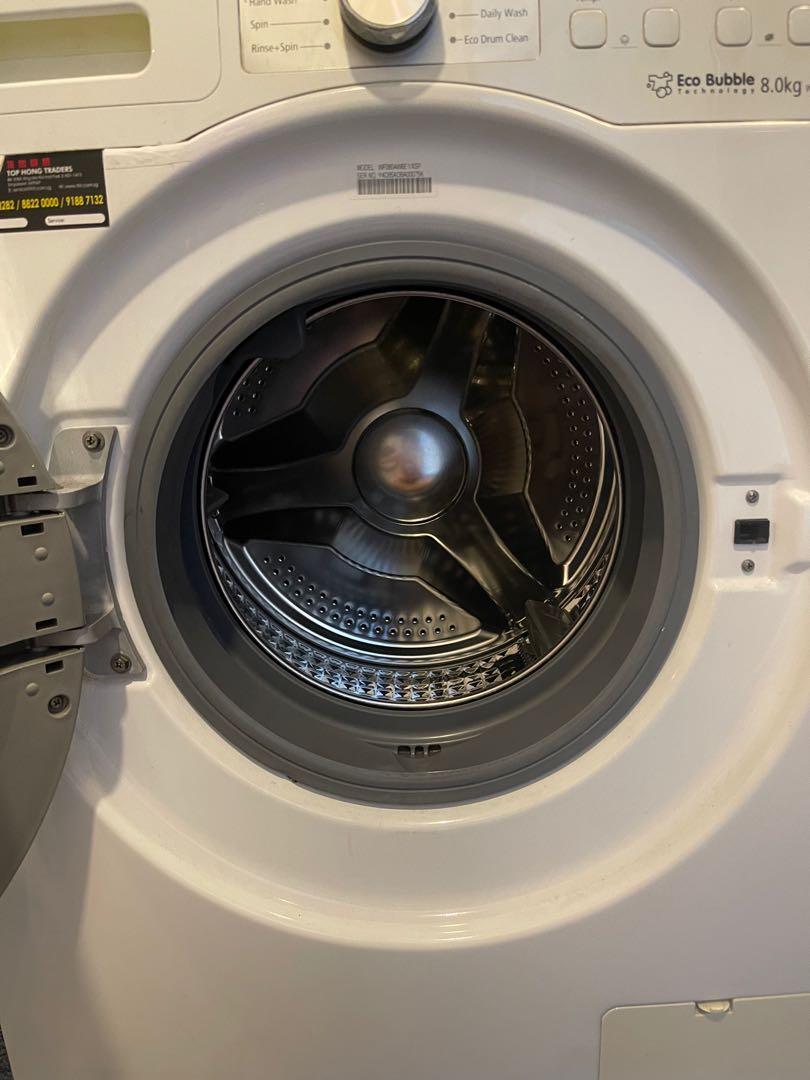 Samsung WF0804W8E 1400 rpm 8kg Bubble Wash Technology Washing Machine ...