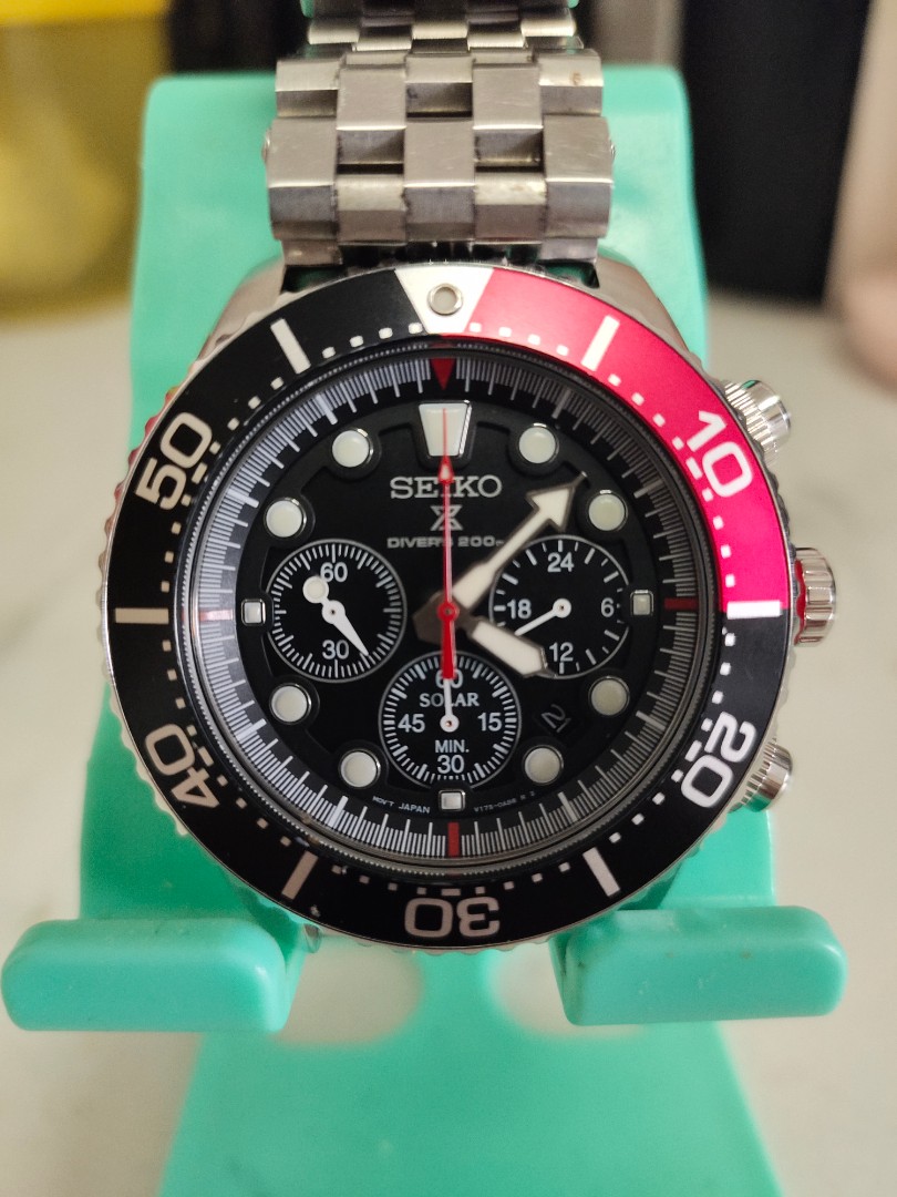 Seiko V175 Solar Watch., Men's Fashion, Watches & Accessories, Watches ...
