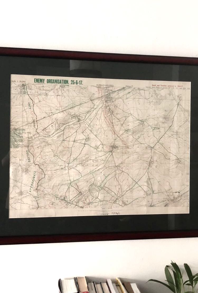 Stunning Original WW2 Trench Map 25/06/1917 Rare, Hobbies & Toys ...
