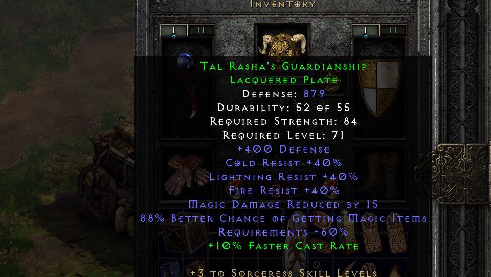 Tal Rasha Full Set D2R Diablo 2 Resurrected, Video Gaming, Gaming ...