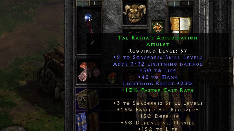 Tal Rasha Full Set D2R Diablo 2 Resurrected, Video Gaming, Gaming ...