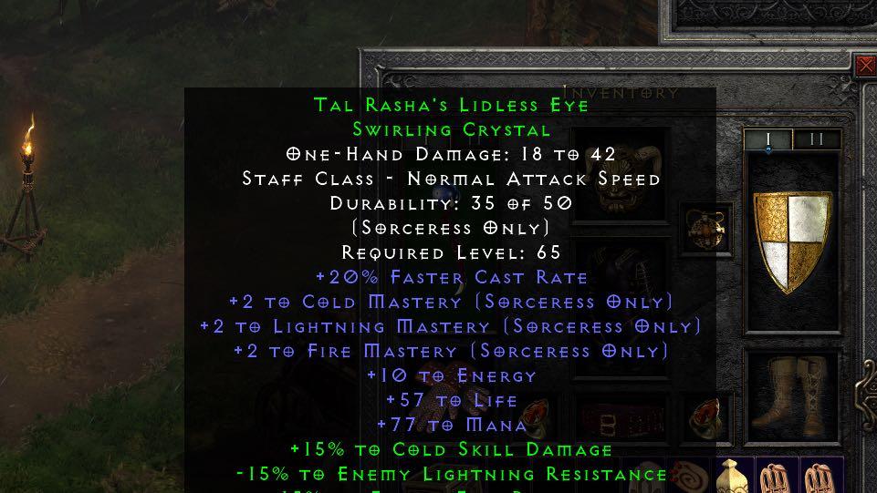 Tal Rasha Full Set D2R Diablo 2 Resurrected, Video Gaming, Gaming ...