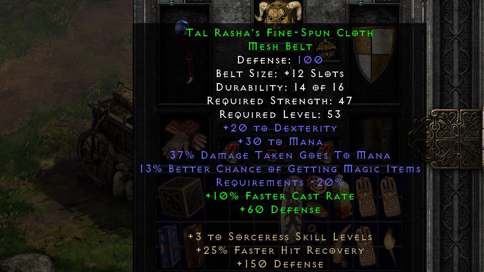 Tal Rasha Full Set D2R Diablo 2 Resurrected, Video Gaming, Gaming ...