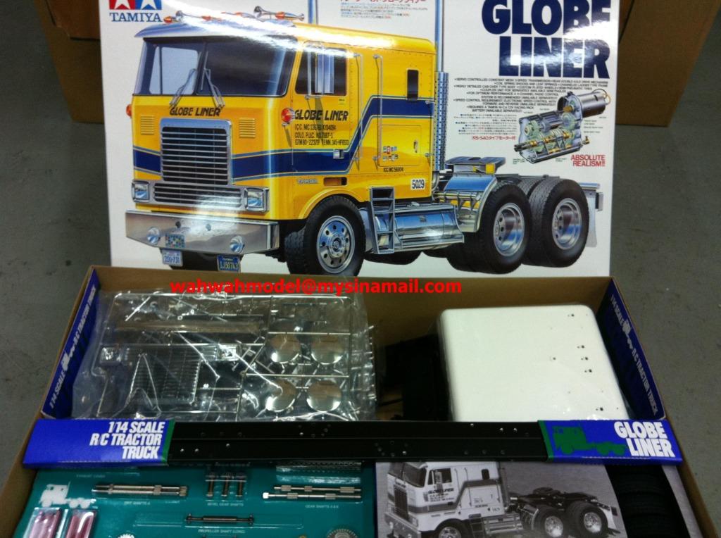 全新~~田宮雙星Tamiya 56304 1/14 R/C Globe Liner transformer optimus prime 變型 ...