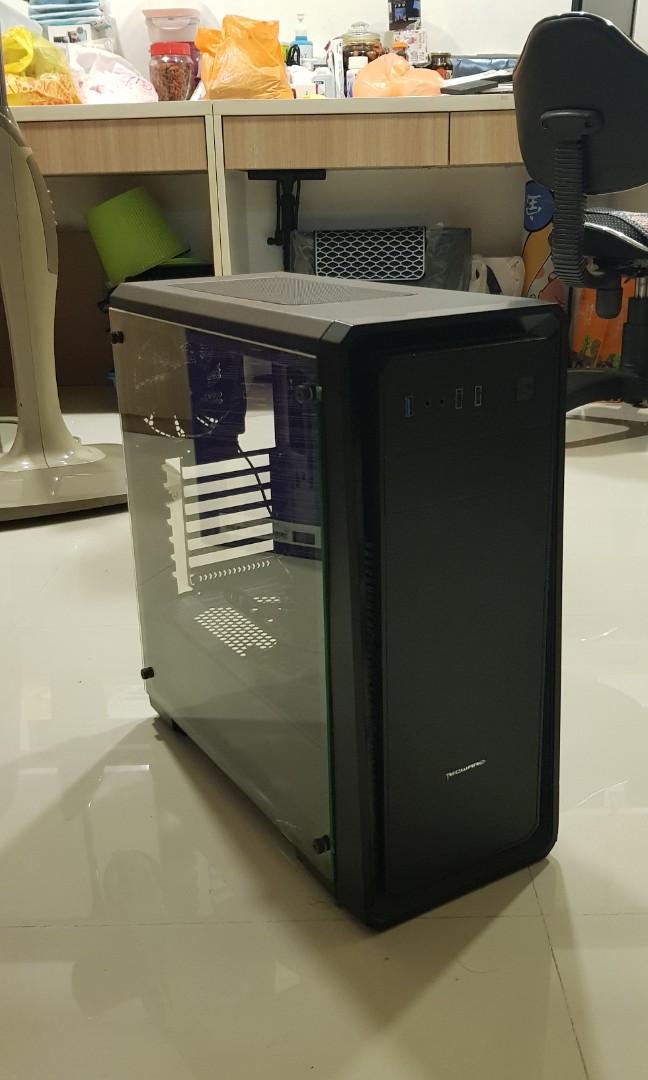 Tecware ATX Case with Tempered Glass, Computers & Tech, Parts ...