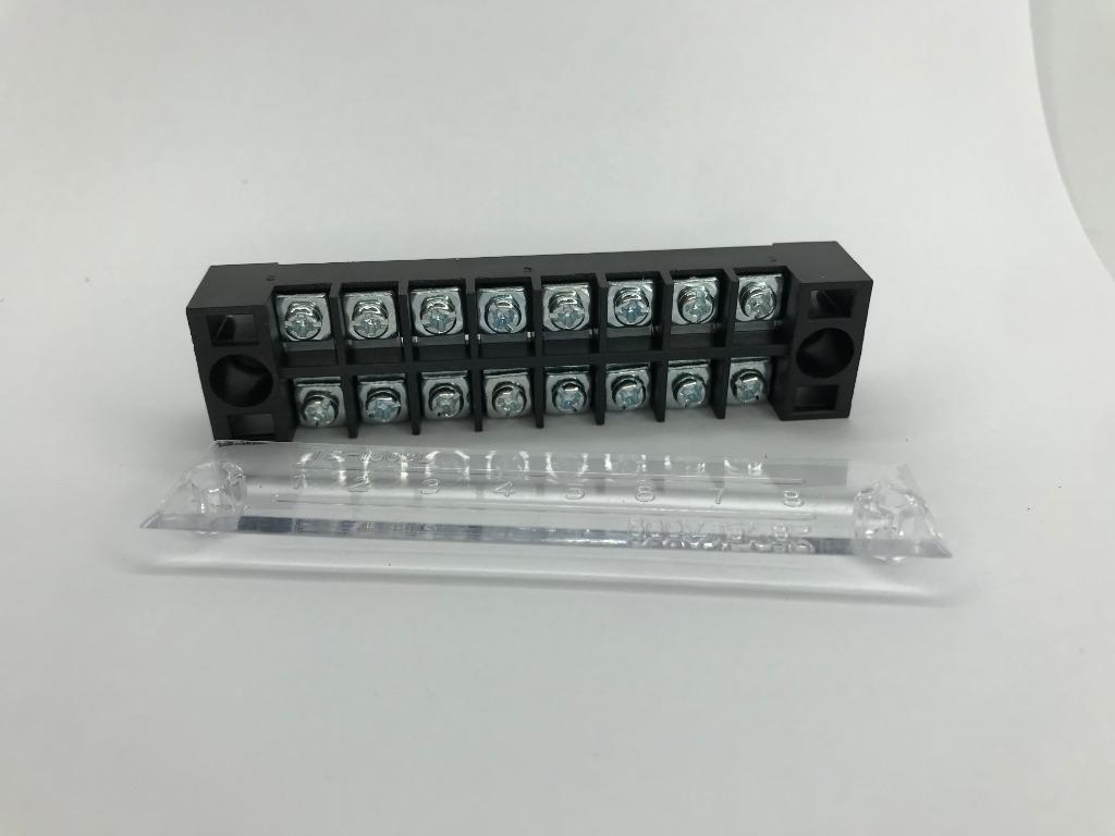 TERMINAL BLOCK with COVER, BLACK, AMPERE 15A/ 20A/ 35A, 600V, POLE 3P, 4P, 6P, 8P, 10P, 12P ...