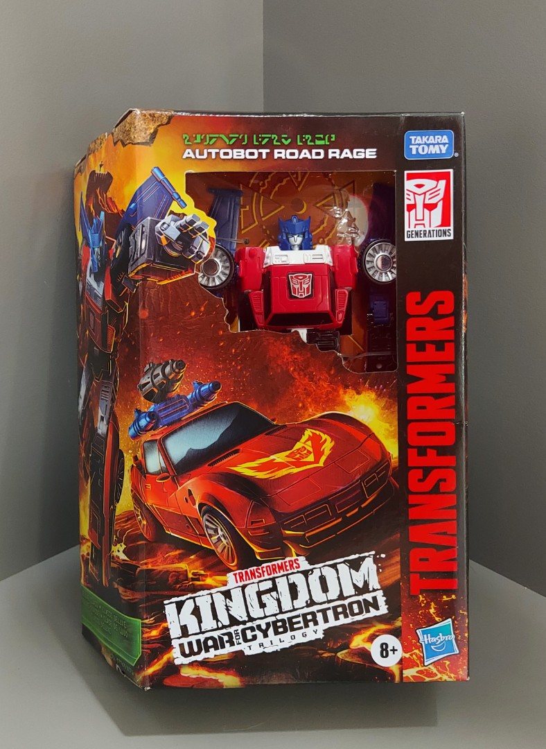 Transformers Kingdom Tracks repaint autobot Road Rage war for cybertron ...