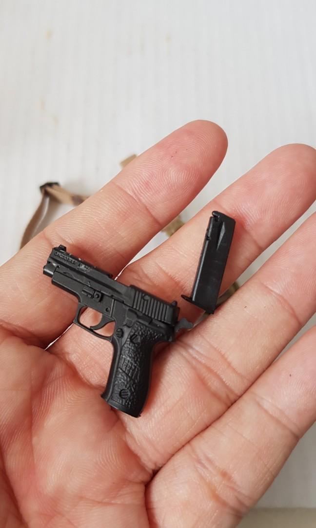 Unbranded 1/6 scale Pistol with Tan Holster, Hobbies & Toys, Toys ...