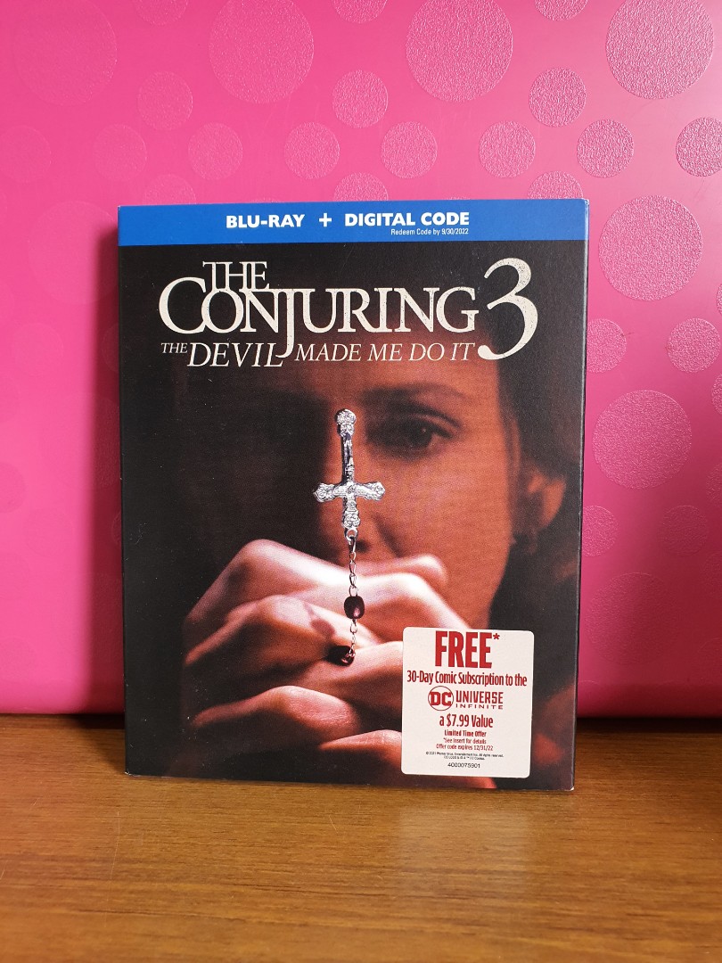 USA Blu Ray - Conjuring 3 - The Devil Made Me Do It (ATMOS), Hobbies ...